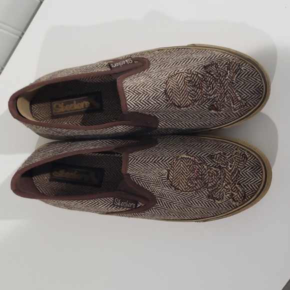Skechers | Shoes | Vintage Old School Skechers Slip On Loafers Sneakers ...